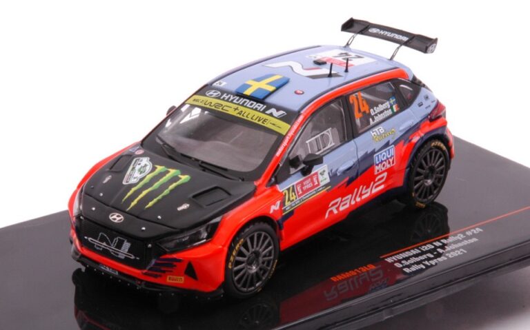 Hyundai i20 N Rally2 #24. O. Solberg-A.Johnston. Rally Ypres 2021 ...